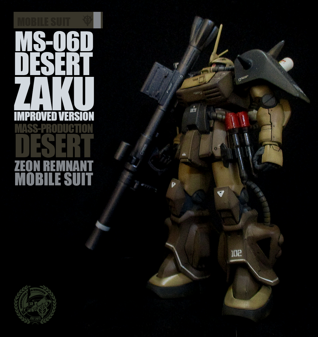 Domtropen Armory: MS-06D DESERT ZAKU IMPROVED VERSION