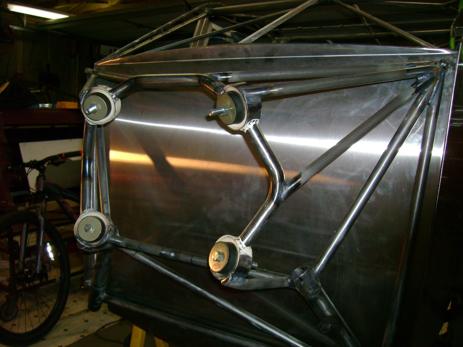 Tailwind Build in Minnesota: Engine mount for dynafocal engine.