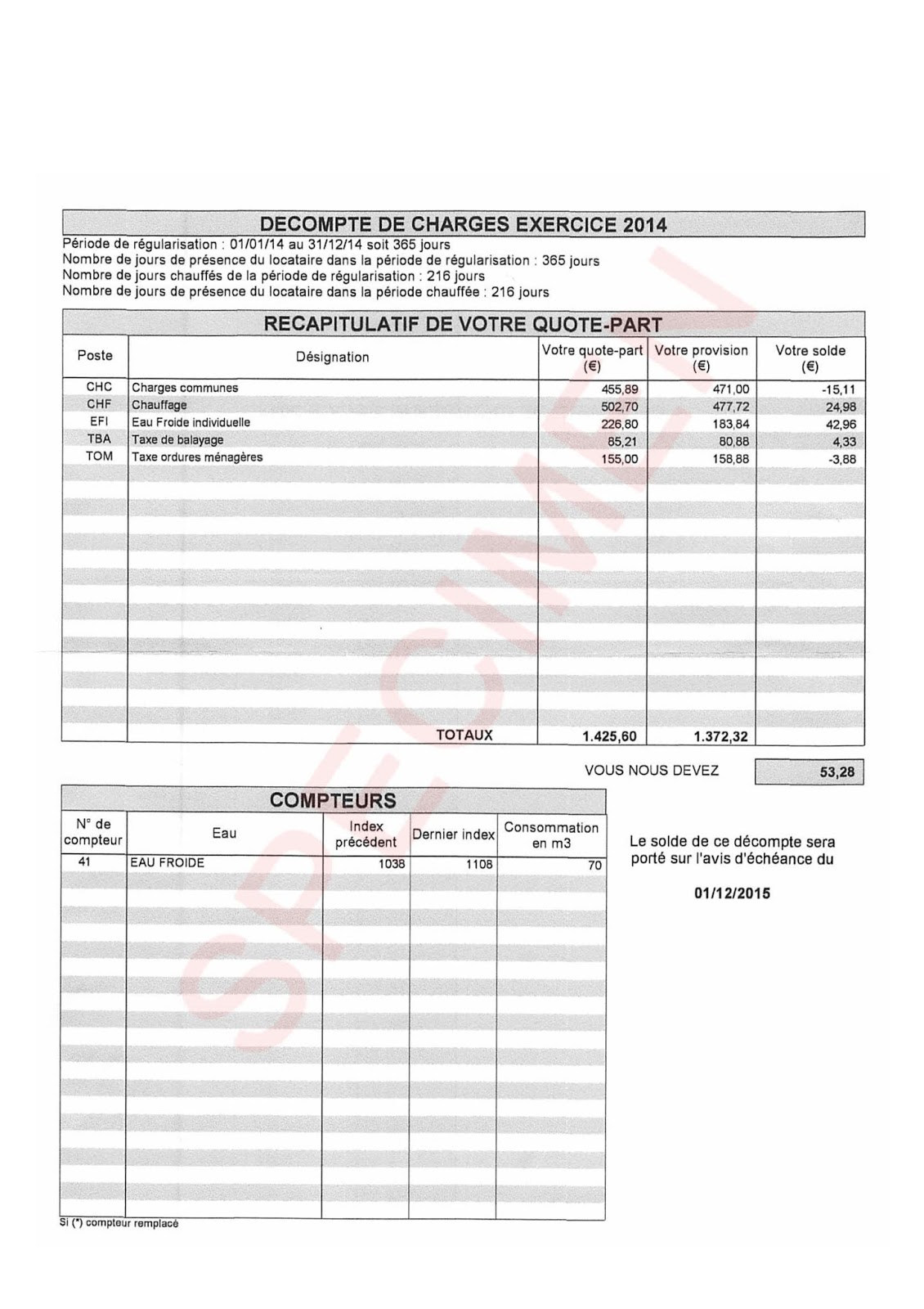 Une Injonction de Faire pour la Régularisation des Provisions sur Charges