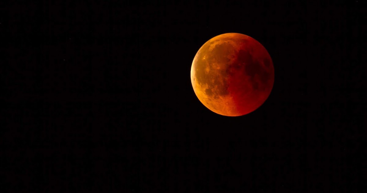 How does the Moon turn red or 'Bloddy'?