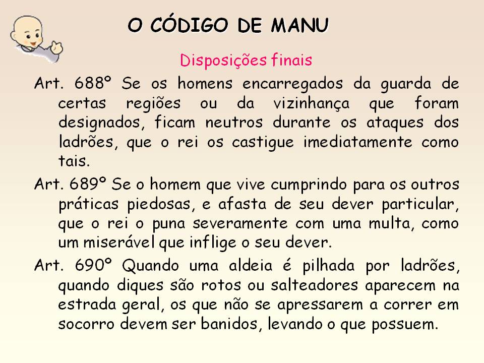 MÃOS DA SABEDORIA: CÓDIGO DE MANU