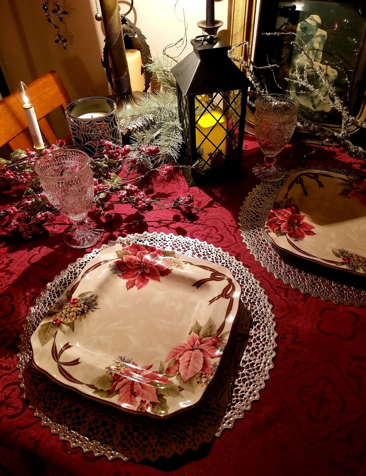 Spider Violets: Our Yule Dinner