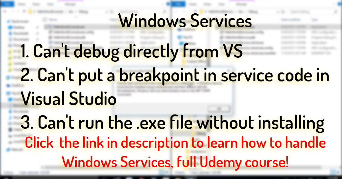 A Programmer's Day: Difference between a Windows Service Solution and a ...