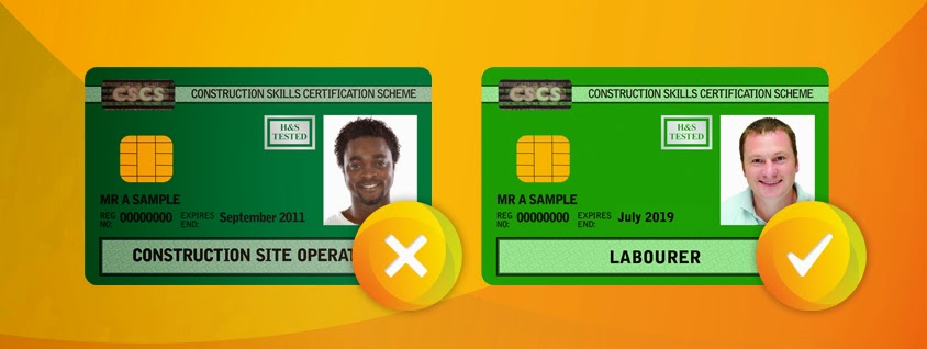 CSCS TEST AND CSCS CARD: November 2014