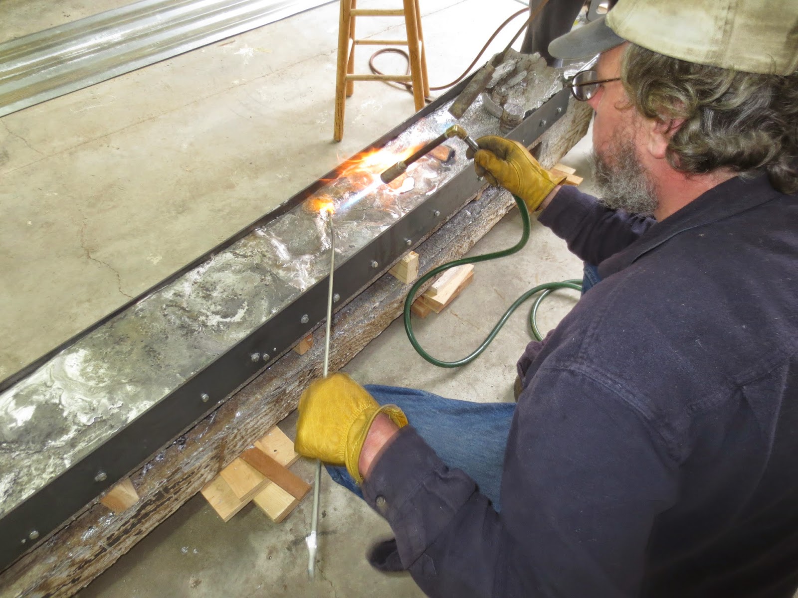 Building a NorthSea 29 - the build continues: Tuning up the Lead Keel