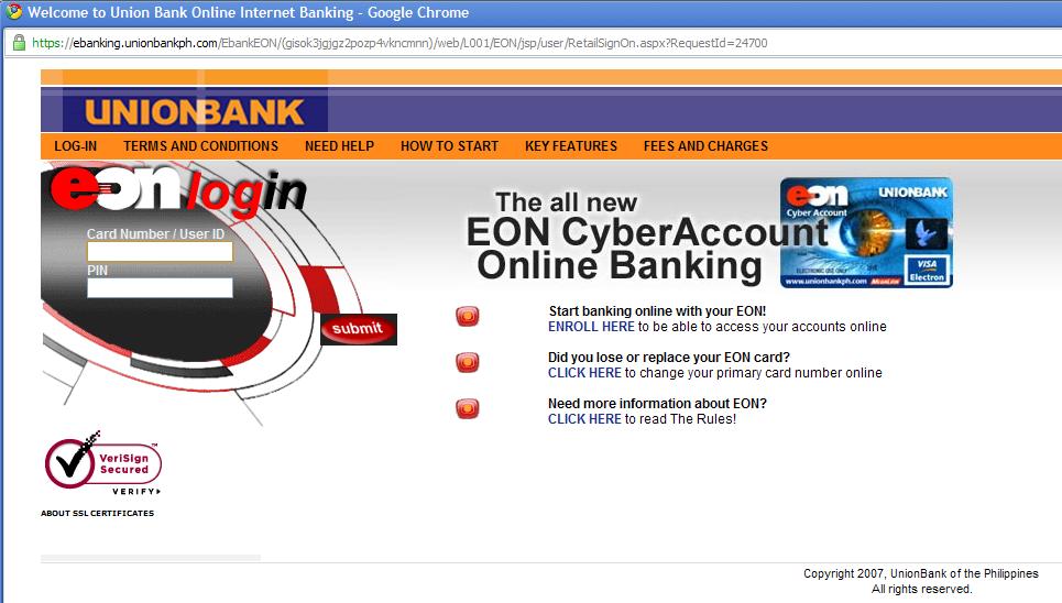The Pinoy Informer: Verify Paypal Using Unionbank EON Card