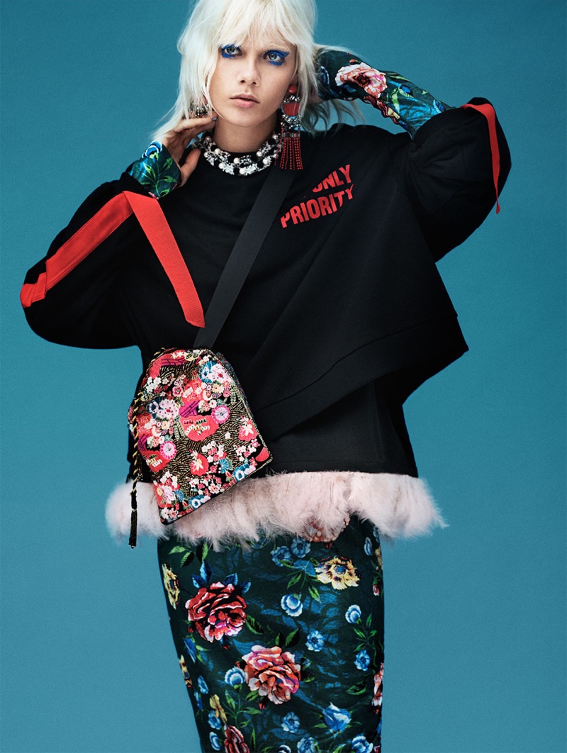 Zara Trf Lights Galore Lookbook 2017 Featuring Marjan Jonkman