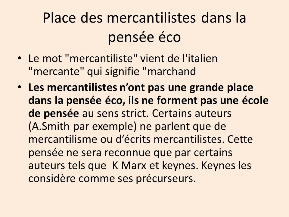 eco4study: Mercantilisme