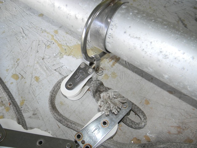 Ericson 25, Oystercatcher: Rigging, Running, Main Sheet Blocks and Main ...