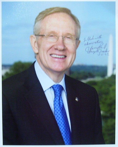 Autographs 4 Alopecia: Senate Majority Leader Harry Reid