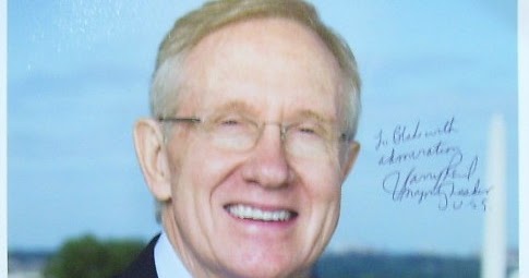 Autographs 4 Alopecia: Senate Majority Leader Harry Reid