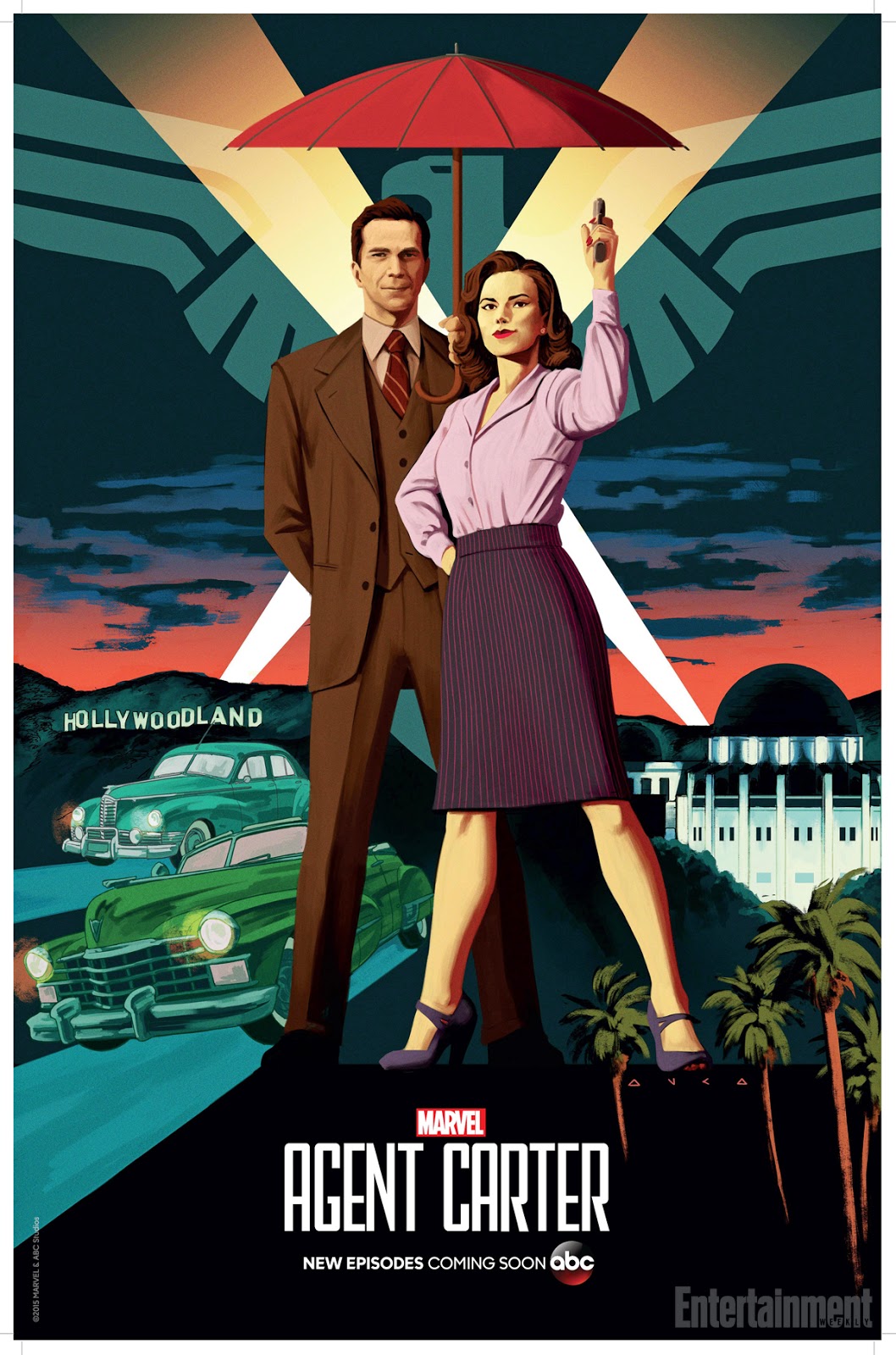 SDCC 2015 Exclusive AGENTS OF SHIELD and AGENT CARTER Posters Only ...