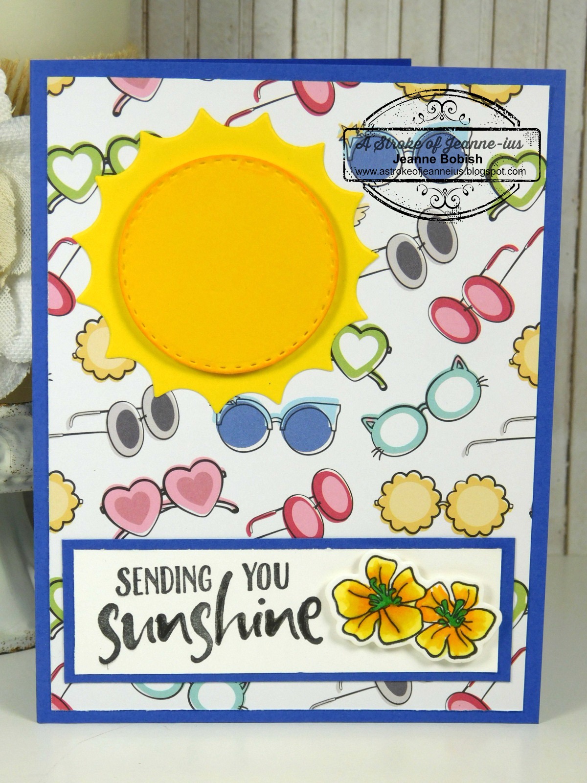 A Stroke of Jeanne-ius: Quick and Easy Fun and Sun Card