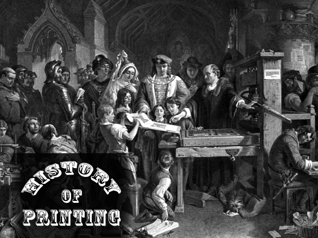 History of Printing and Types of Printing Process - Shawn Chin ...