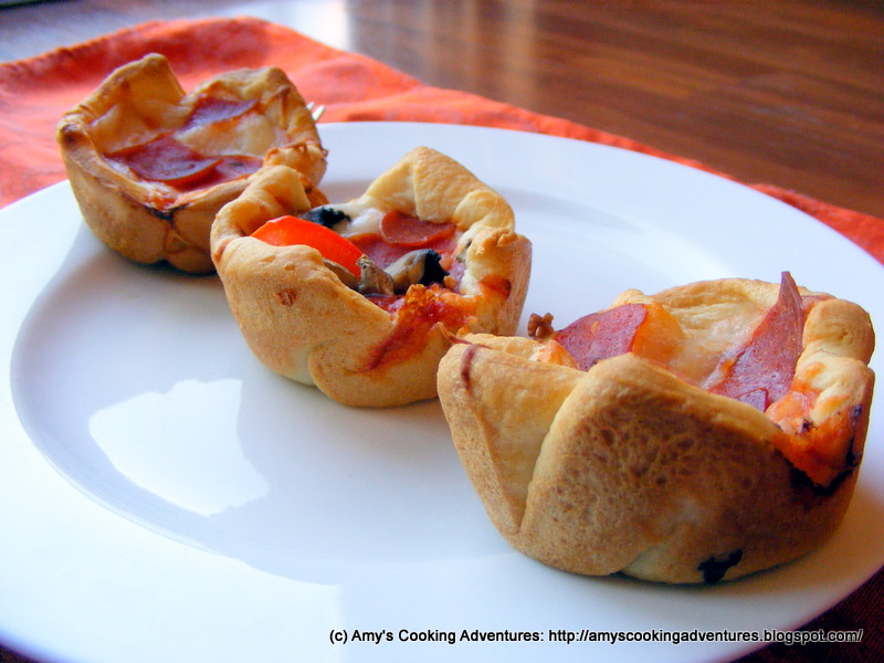Mini Deep Dish Pizzas