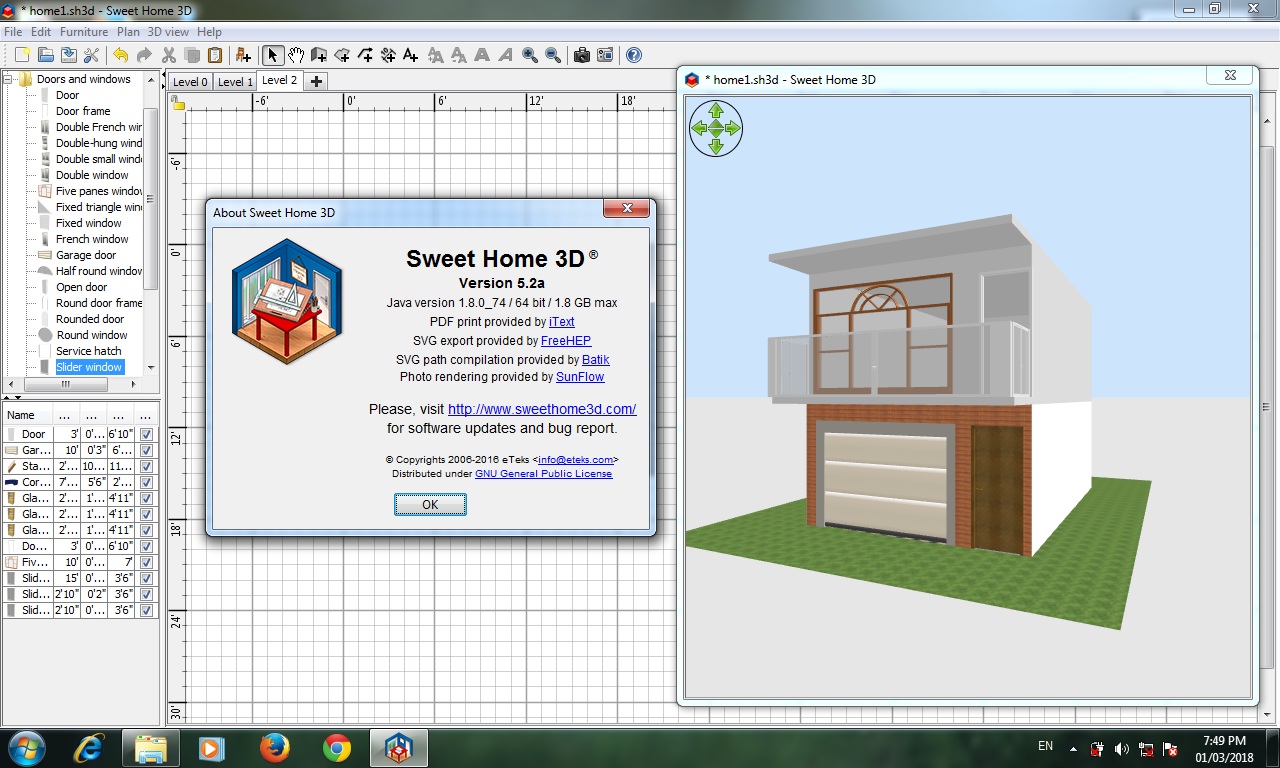 sweet home 3d