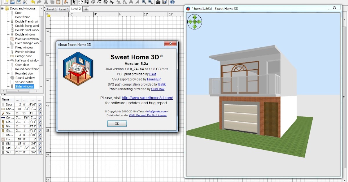 sweet home 3d