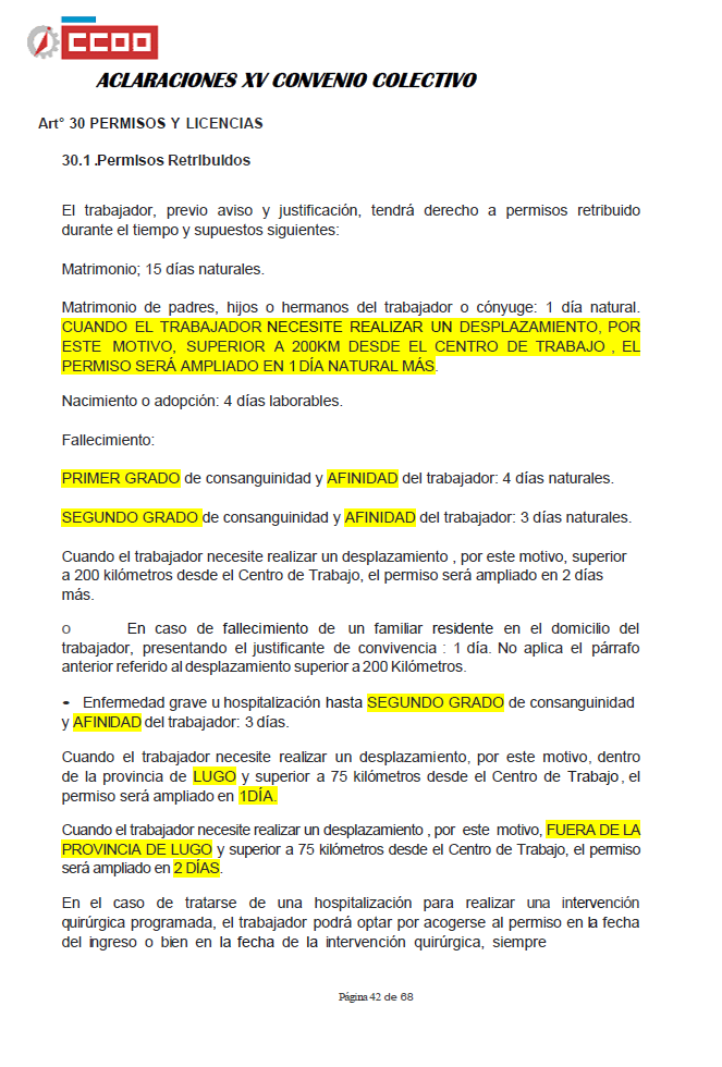 SECCIÓN SINDICAL ALO/ALA ALCOA SAN CIPRIAN: ACLARACIONES XV CONVENIO ...