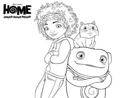 Personajes de Home para colorear y pintar - COLOREA TUS DIBUJOS