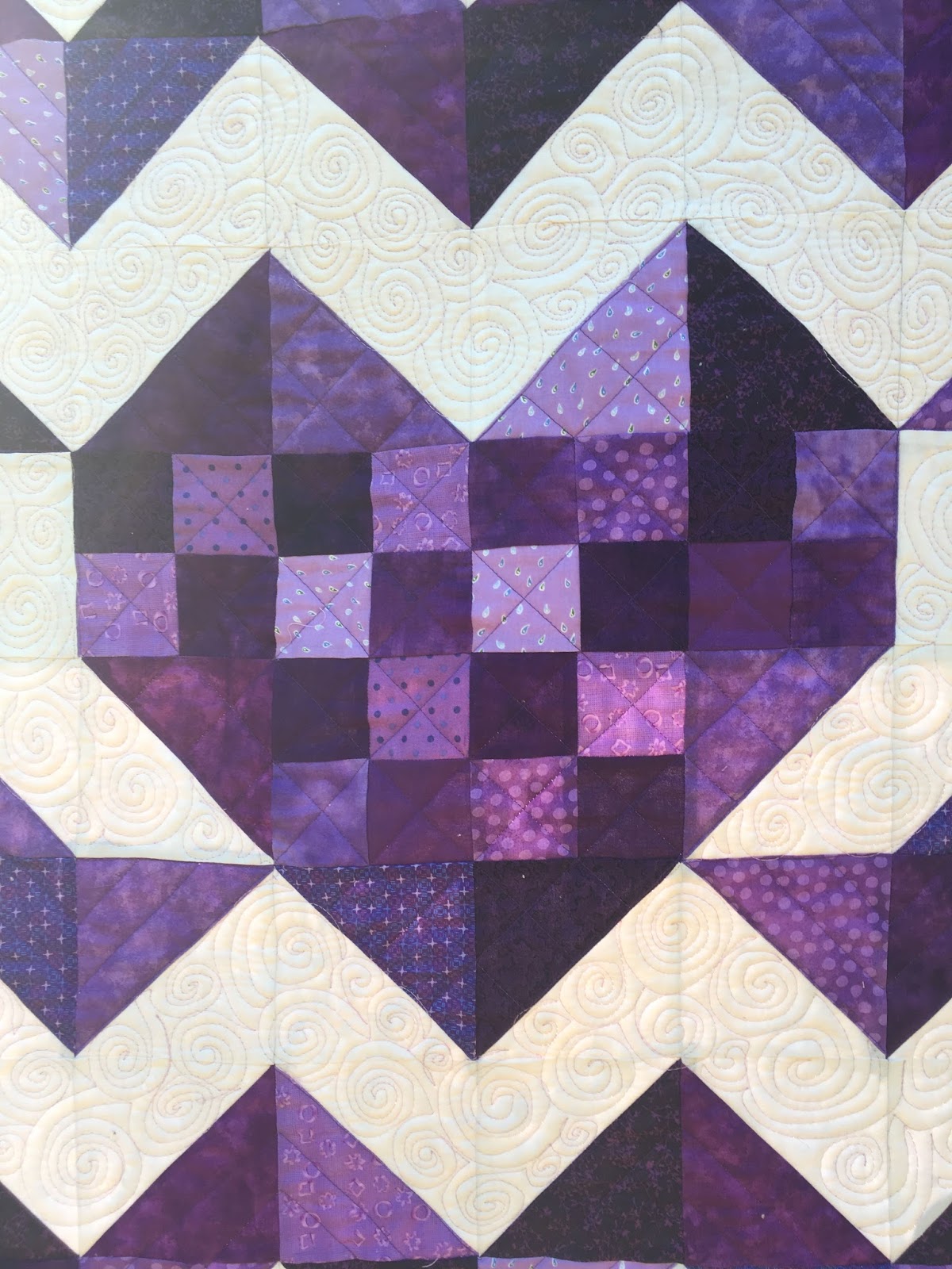 Purple Hearts Quilt Ideas