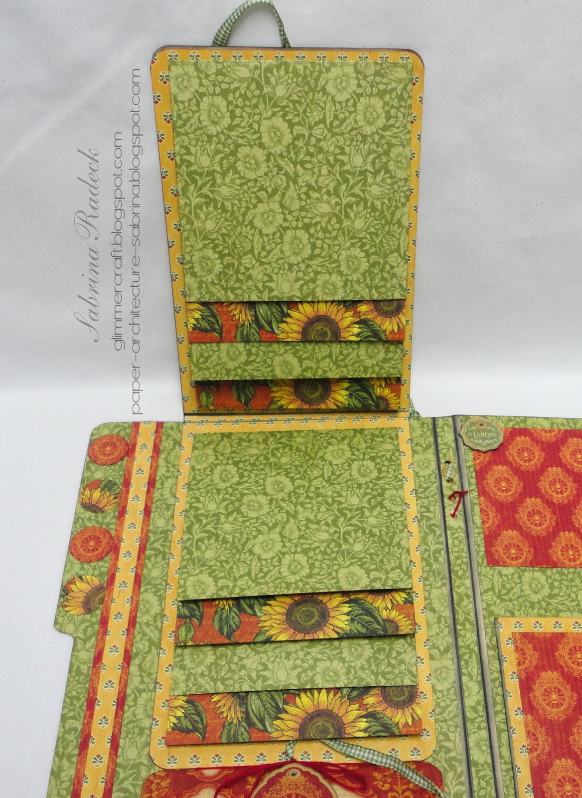 File Folder Scrapping II - Instructions | Aspiring to Creativity