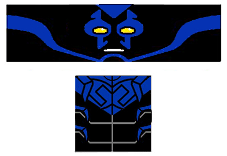 Dinosaurs in F-14s: Minimate Customs: Blue Beetle
