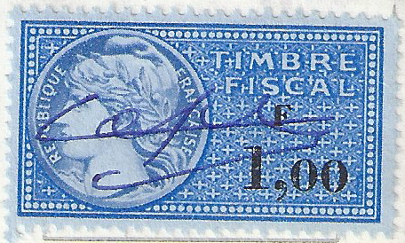 collection: Timbres fiscaux de France