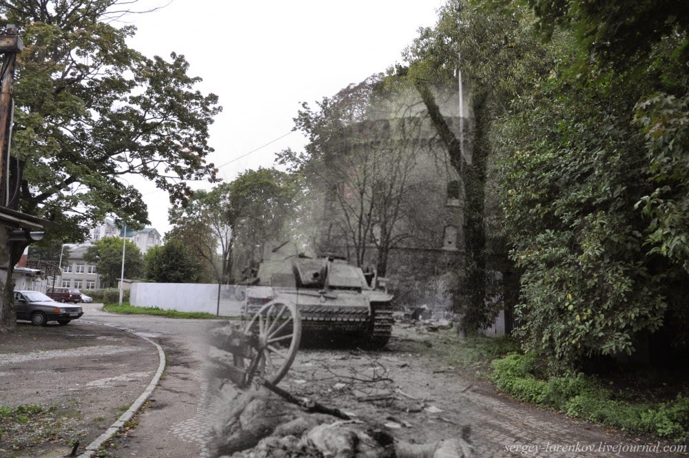 13 Ghostly Photos of Kaliningrad Looked Both in World War II and 2013 ...
