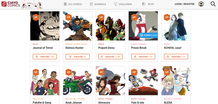 Ciayo Comics, Koleksi Komik Online Buatan Indonesia - blog mas hendra