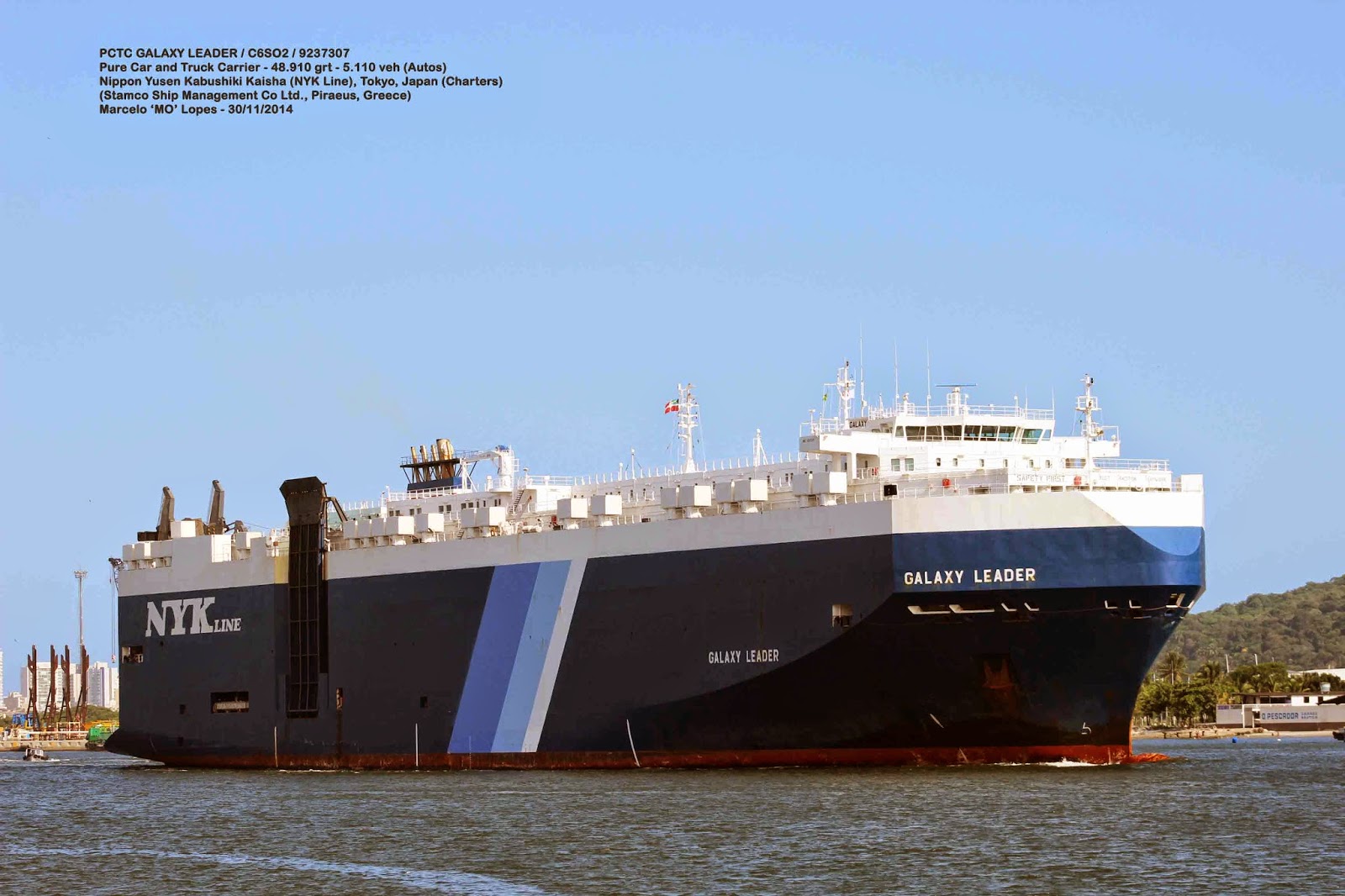 Santos Shiplovers: PCTC Galaxy Leader / C6SO2 - Capacitado para 5.110 ...