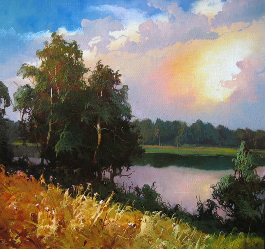 El arte es su máxima expresión : Modernos Oleos, Naturaleza Rusa En Su ...