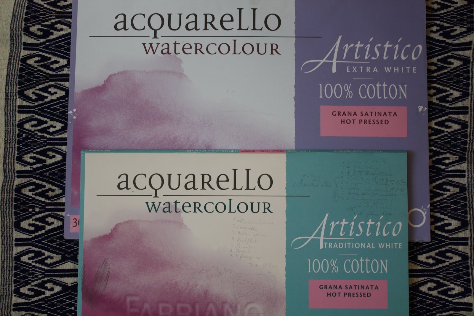 Choosing the right paper for watercolor paintings and urban sketching