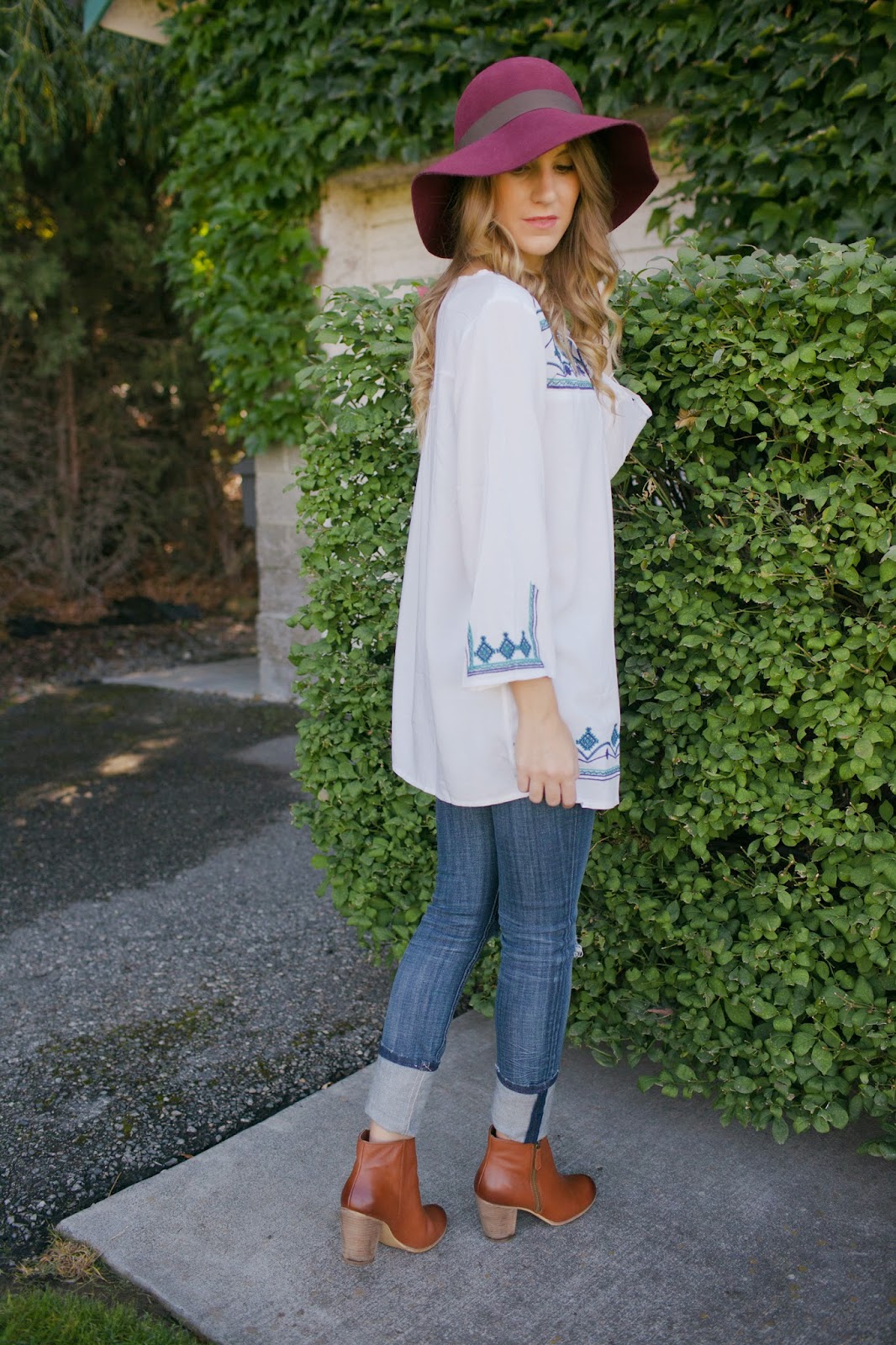 #WIWT Embroidered Tunic - Twenties Girl Style