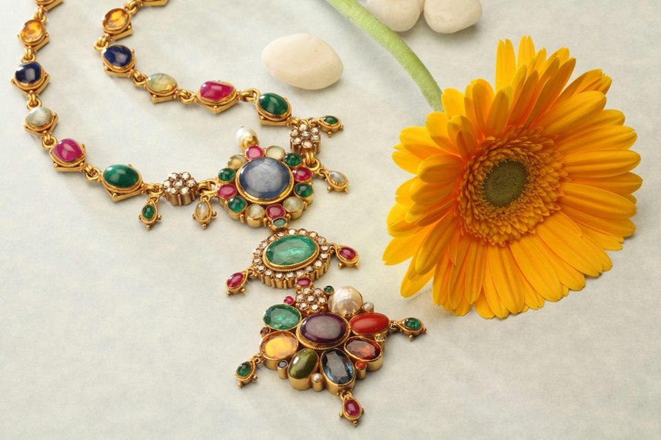 Indian Jewellery and Clothing: Navarathna Haaram from NAC and Nathella ...