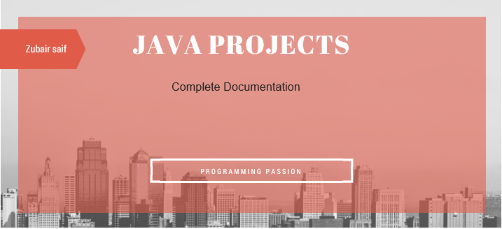 List of Java Projects - Tech Spider