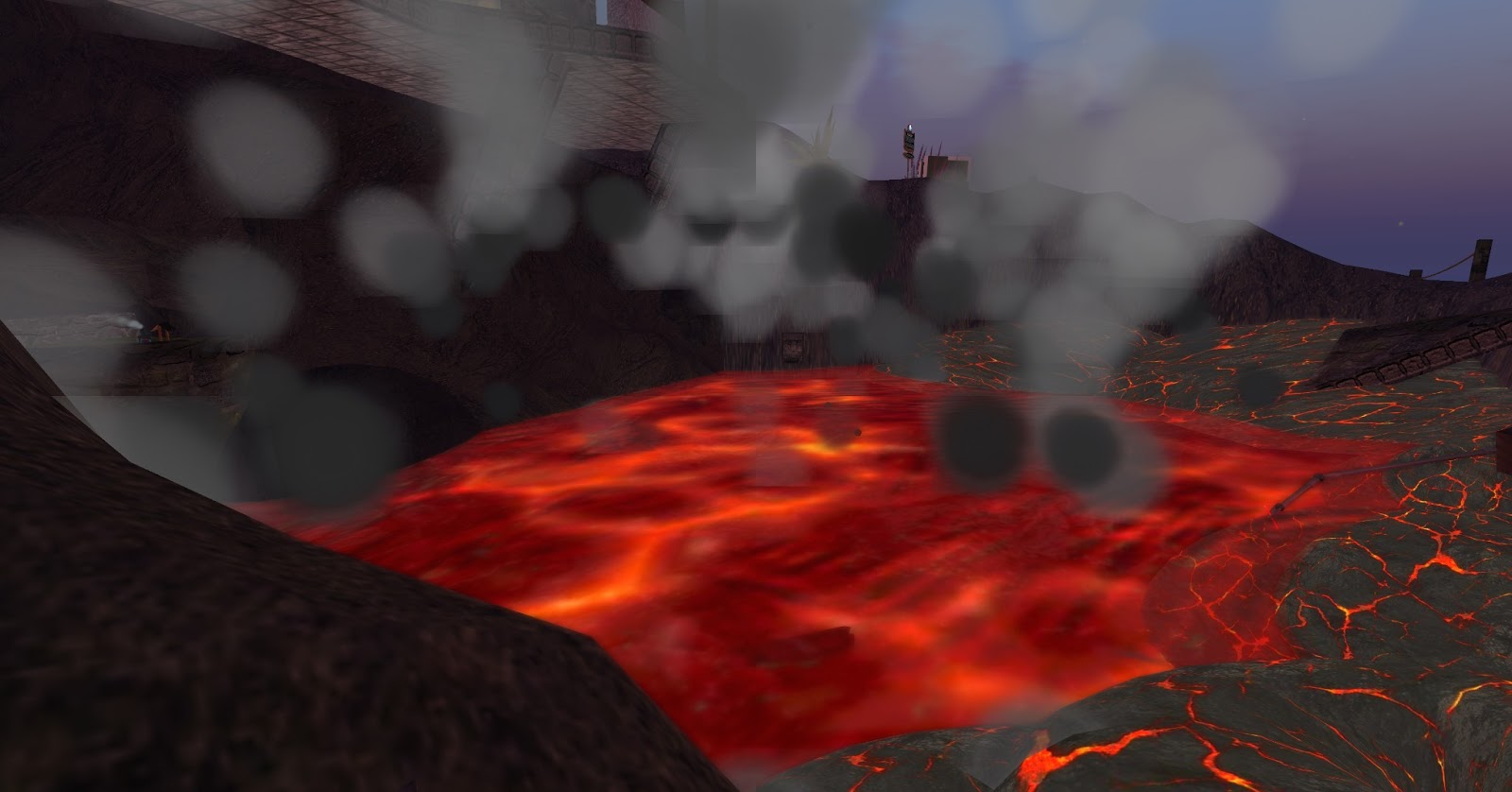 Chey's Second Life Blog: Meanwhile, Back at the Volcano...