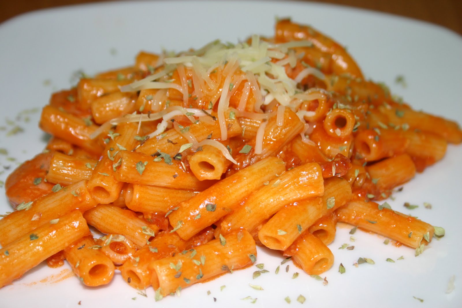Sueño con ser cocinera: Macarrones con chorizo Espuña , salchichas y queso.
