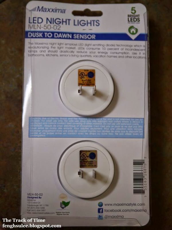 Maxxima LED Night Lights | The Track of Time