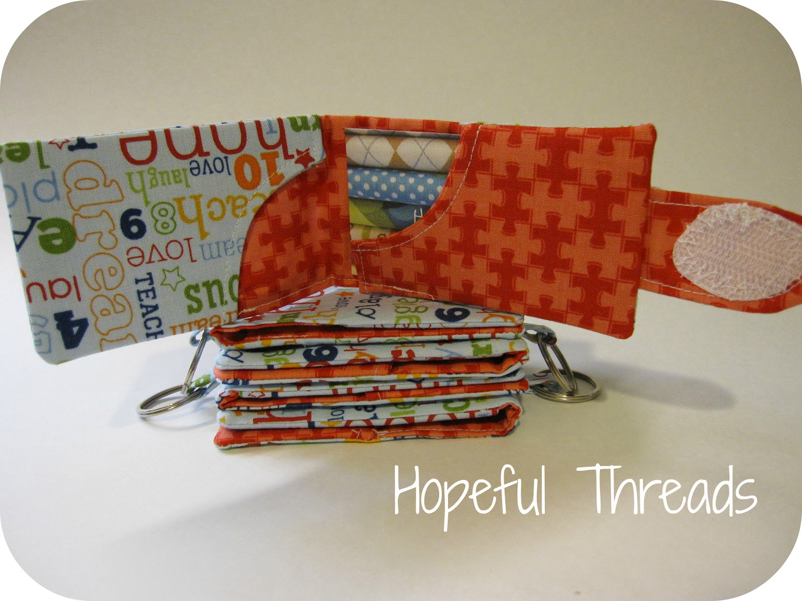Hopeful Threads: Pattern Review - Card Wallet Key Chain by ...