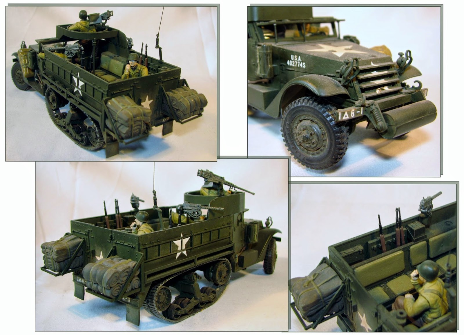 En Modèle Réduit: HALF TRACK M3A2 ech 1/35 Tamiya