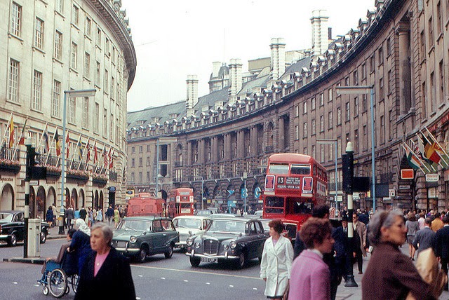 Street Scenes of London in 1968 ~ Vintage Everyday