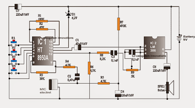 Easy Electronic Circuits: How To Build a Digital Voice Changer Circuit