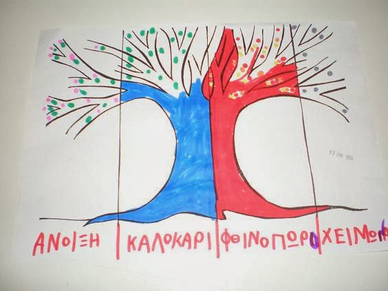 παιχνιδοκαμώματα στου νηπ/γειου τα δρώμενα: ένα χιονισμένο δέντρο ...