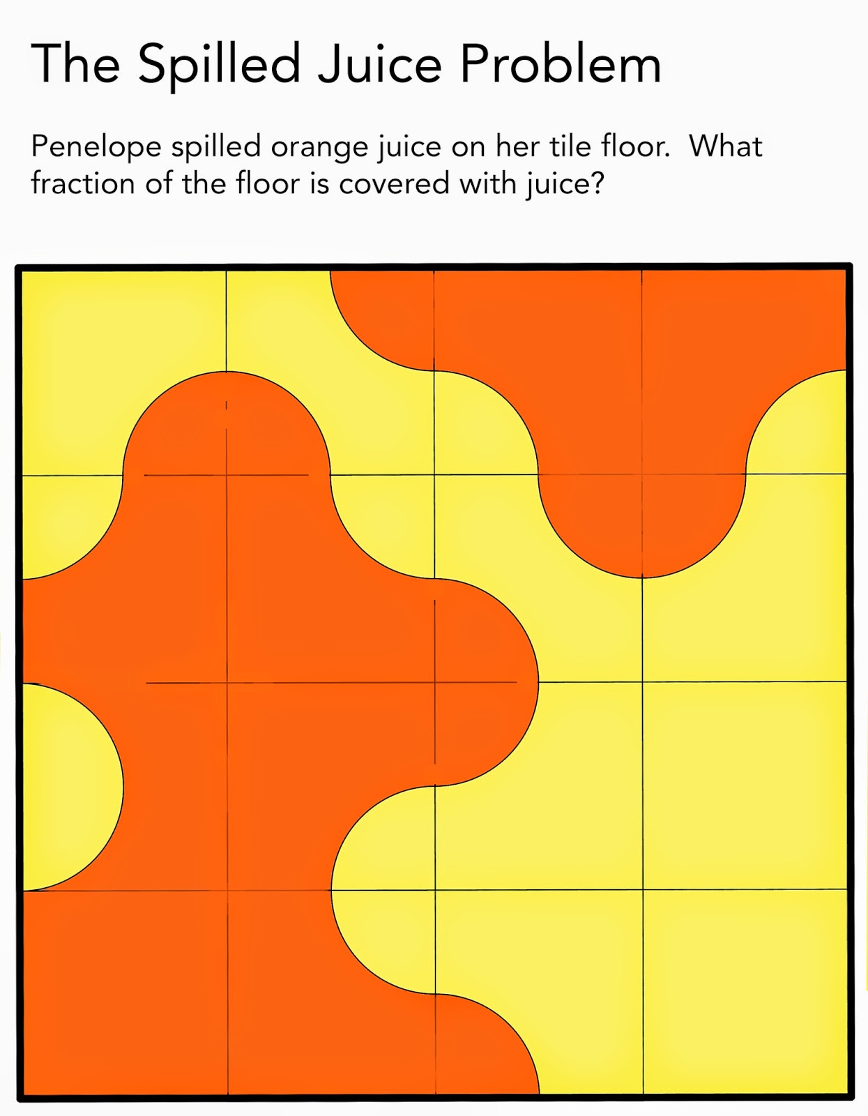 1001 Math Problems: spatial puzzles (2D)