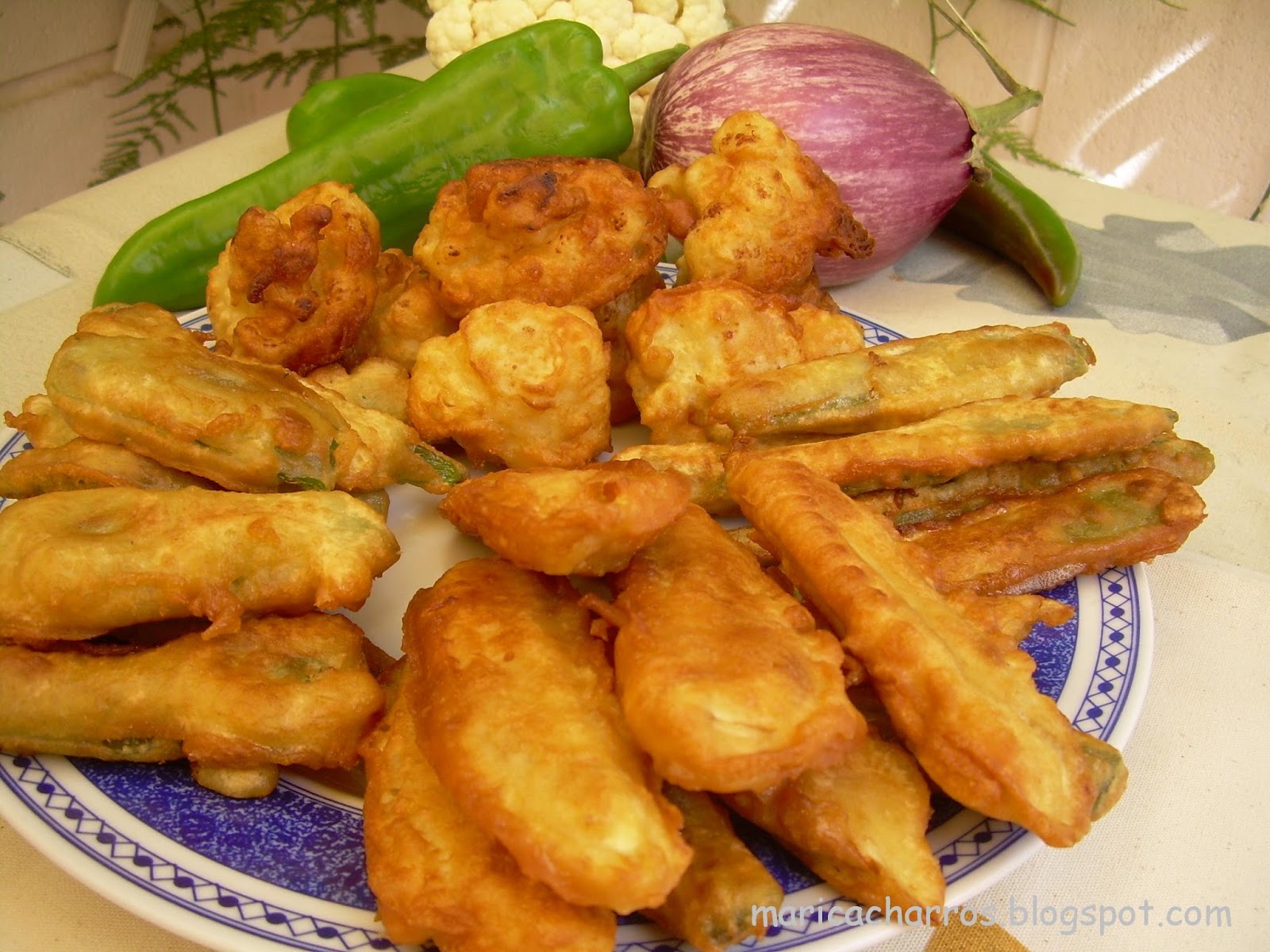 Verduras rebozadas | Maricacharros