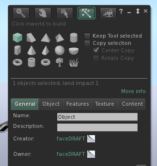 DM Script ( script in second life ) : เริ่มต้นสร้าง Script ให้กับวัตถุ ...