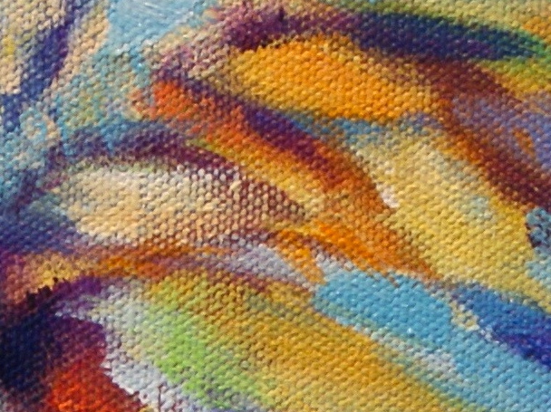 Colorful Barn Owl, Original Painting by Theresa Paden