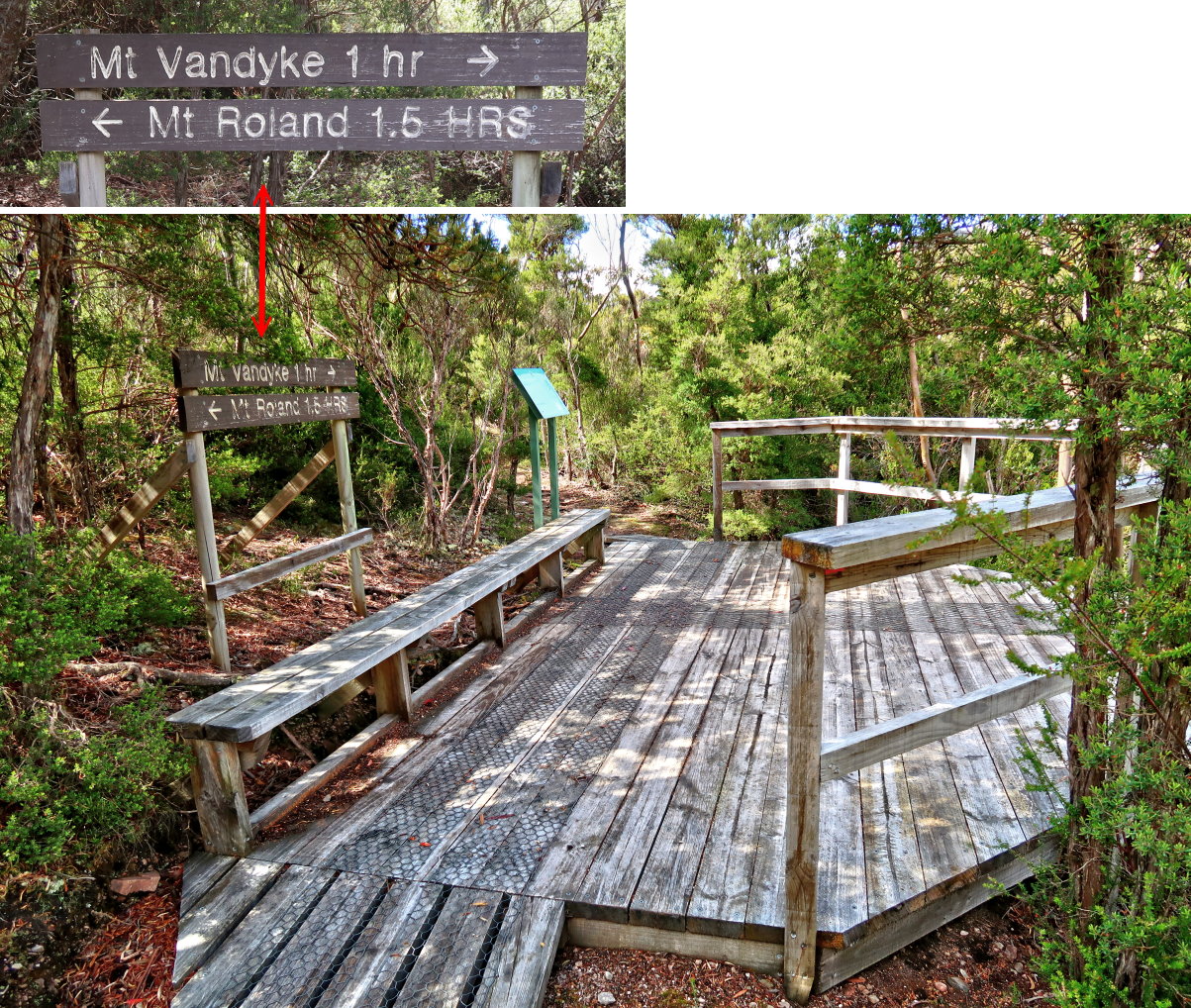 Mountains: Mt Roland, Mt Vandyke, Mt Claude Lookout, Tas, Australia