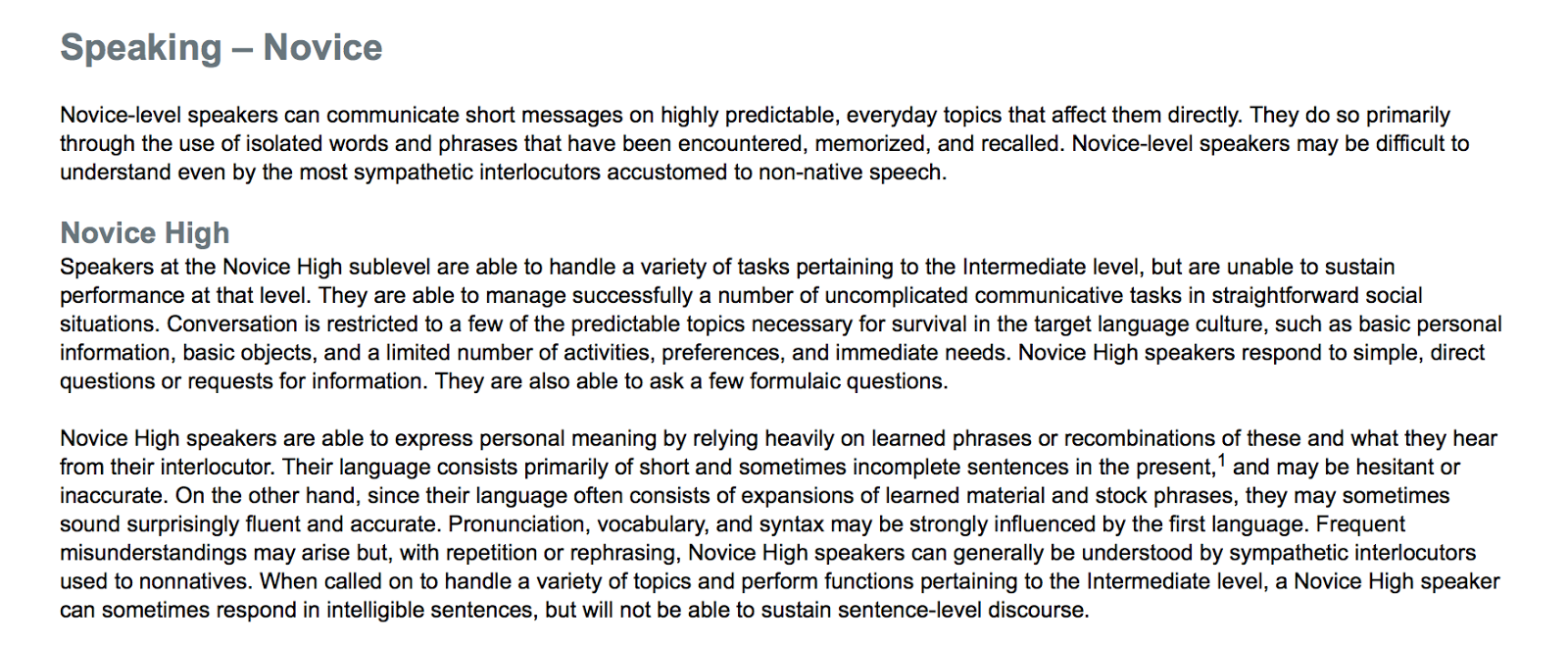 OPI - Oral Proficiency Interview - Mohamed Ansary