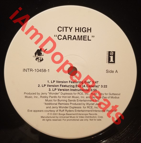 iAmDopeBeats Catalog: City High - Caramel [Promo Vinyl Single]